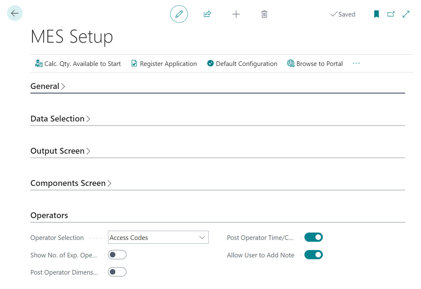 Clever Dynamics - Operators FastTab